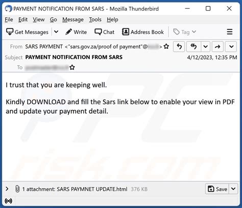 Fill The Sars Email Scam Removal And Recovery Steps Fill The Sars Email Scam Removal And Recovery Steps