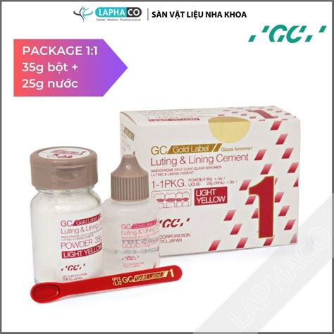 Gc Xi Măng Gắn Răng Fuji 1 Chất Trám Cement Gic Phục Hình Hàn Răng Trong Nha Khoa Nhật Bản