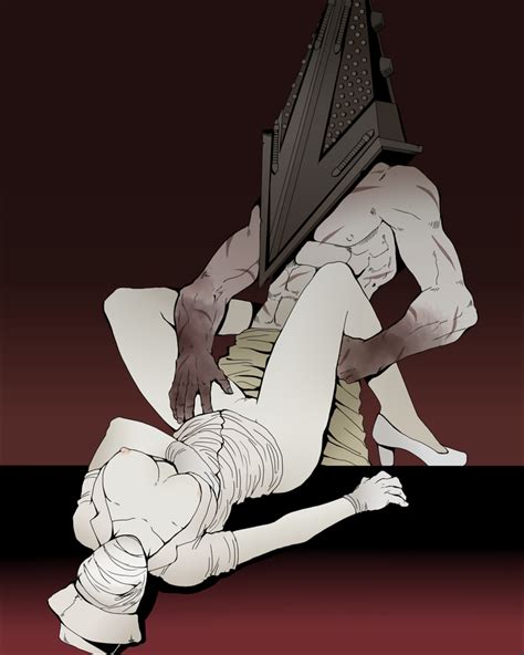 Pyramid Head And Bubble Head Nurse Silent Hill And 1 More Drawn By
