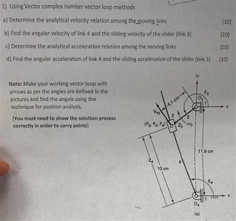 1 Using Vector Complex Number Vector Loop Methods A Chegg Com
