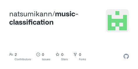 GitHub Natsumikann Music Classification