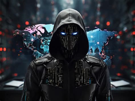 Premium Photo 3d Illustration Cybersecurity Concepthacker Hacking Artificial Neural Network