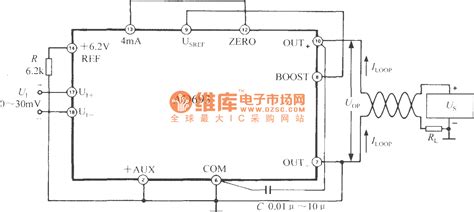 0 ~ 30 Mv Unipolar Input 4 ~ 20ma Output Circuit With Multi