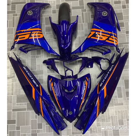 Lc V4 V6 Gp Blue Exciter Special Edition Raptor Blue Sticker Tanam Shopee Malaysia