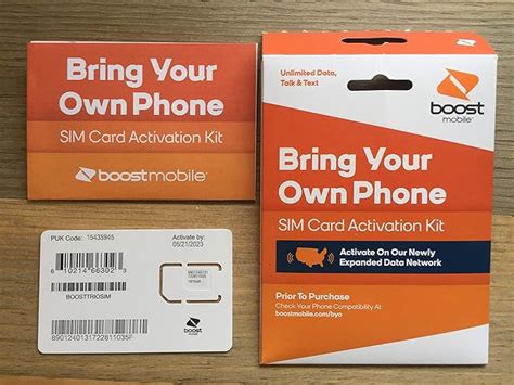 Boost Mobile Bring Your Own Device Byod Sim Card Kit Prepaid Amazon Com Au Electronics