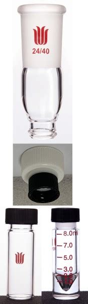 Adapter A98 Threaded Connection For Rotary Evaporator Vials Fengtecex Laborglas