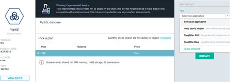 exploring ibm bluemix part 3 mysql databases toughdev