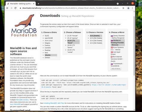 Install Mariadb In Linux Posetke
