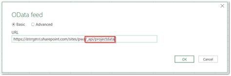 How To Connect Project Online With Excel Via Odata Integent