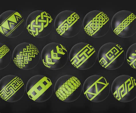 Artstation 100 Border Pattern Brushes Brushes