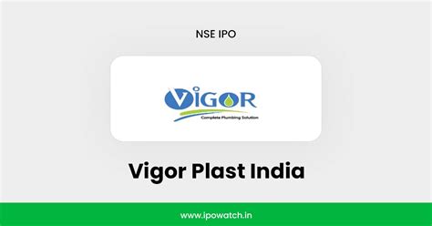 Vigor Plast Ipo Gmp Grey Market Premium Today Ipo Watch