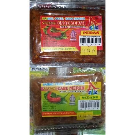 Jual Bumbu Sambel Pecel Cap Cabe Merah Sambel Khas Madiun Kemasan 250 Gr Shopee Indonesia