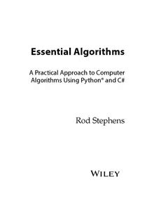 Essential Algorithms A Practical Approach To Computer Algorithms Using