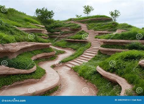 Artistic Soil Patterns Eco Friendly Clay Rich Garden Design Concepts