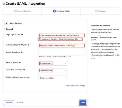 configure okta blubracket documentation