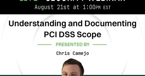 Trustedsec Understanding And Documenting Pci Dss Scope