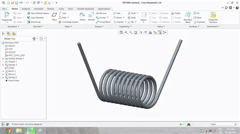 how to create a torsional spring in creo parametric 2 0 grabcad tutorials