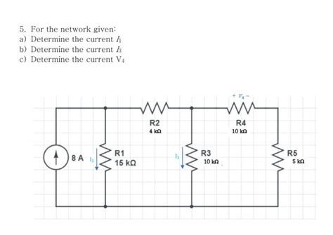 Solved For The Network Given A Determine The Current I Chegg