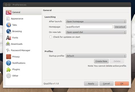 is qupzilla the best browser you ve never heard of omg ubuntu