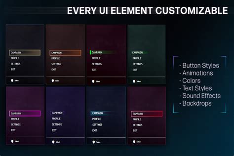 Sci Fi Menu Ui Assetsdealspro