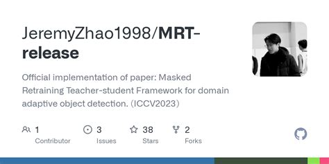 GitHub JeremyZhao MRT Release Official Implementation Of Paper Masked Retraining Teacher