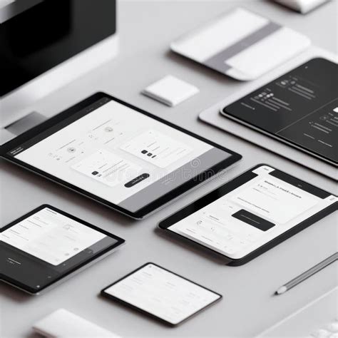 Modern User Interface Design For Mobile Applications Stock Illustration Illustration Of