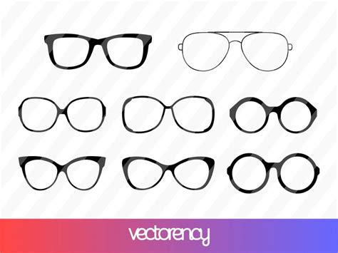 Sunglasses Svg Files Silhouette Cricut Vectorency