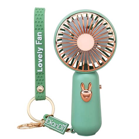 휴대용 Usb 충전식 걸이식 미니 팬 키 체인 핸드 팬 가정 및 여행용 휴대용 에어컨 Aliexpress