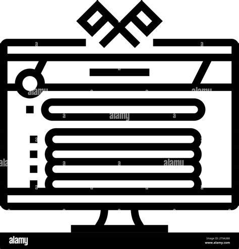 Community Game Development Line Icon Vector Illustration Stock Vector Image And Art Alamy