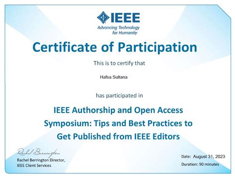 Hafsa Sultana On Linkedin Ieee Ieeexplore Webinar Paperstructure Publicationprocess