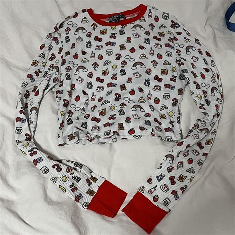 Dollskill X Hello Kitty Thermal Top Super Cute Depop