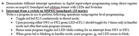 Solved Demonstrate Different Interrupt Operations In Digital Chegg