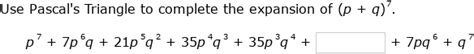IXL Pascal S Triangle And The Binomial Theorem Higher Maths Practice
