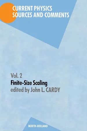 PDF Finite Size Scaling By J Cardy