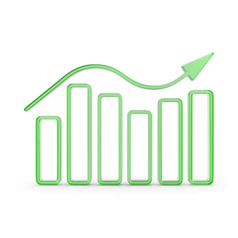 Premium Psd Growth Arrow In Frame Symbolizing Business Success Amp Financial Gain