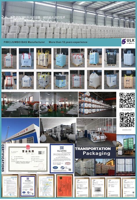 Un Fibc Bags Suitable For Packaging Class Ii And Class Iii Dangerous