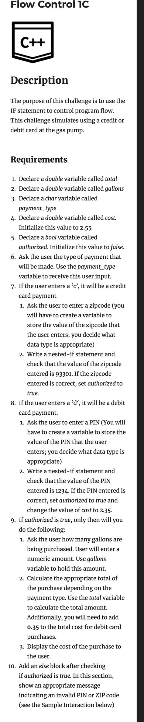 Solved Flow Control CDescriptionThe Purpose Of This Chegg Com