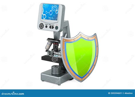 Digital Microscope Icon Color Outline Vector 232005259