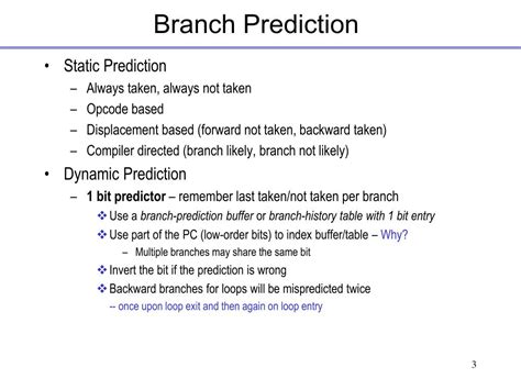 Ppt Dynamic Branch Prediction Powerpoint Presentation Free Download