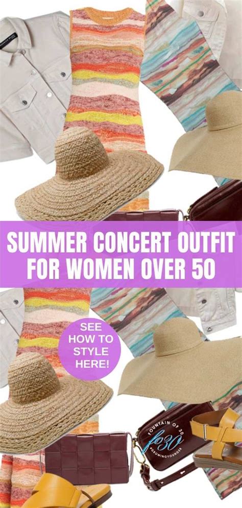 A Summer Outdoor Concert Outfit For Women Over 50 High Or Low