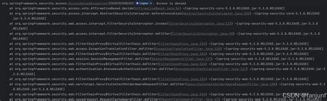 curity access accessdeniedexception access is