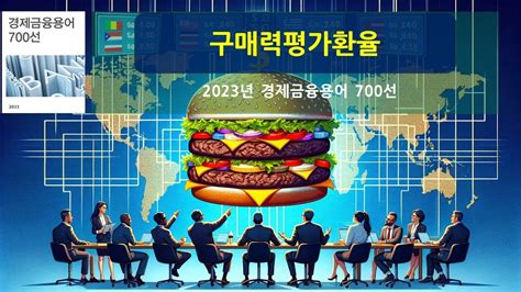 경제금융용어 700선 구매력평가환율 Youtube