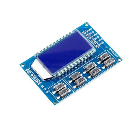 DC V V Channel PWM Pulse Frequency Duty Cycle Adjustable Signal Generator LCD Display Module