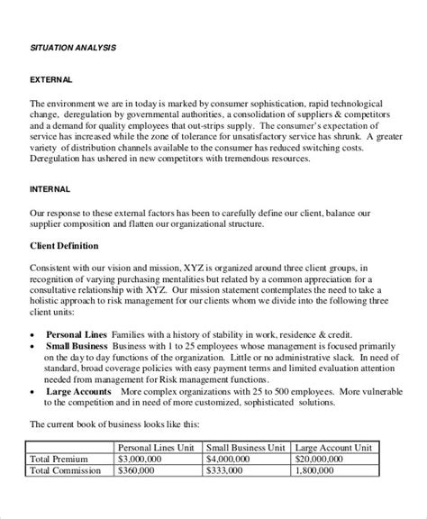 Insurance Agency Business Plan Template Content Calendar Template