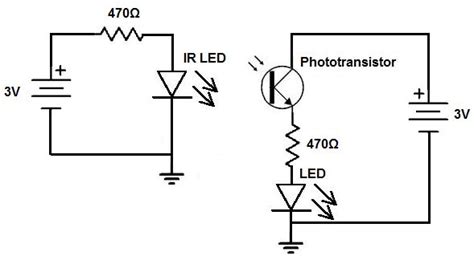 Simple Infrared Sensor Circuit Diagram Simple Motion Sensor