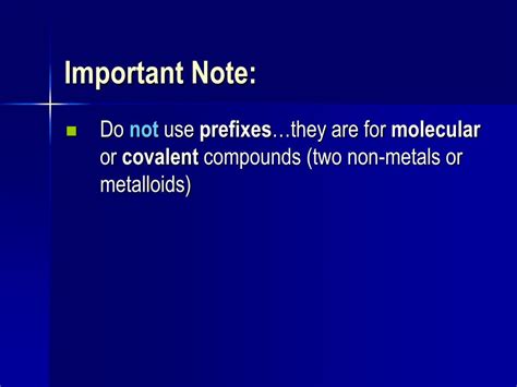 Ppt Binary Ionic Compounds Transition Metals Powerpoint Presentation Id6384470