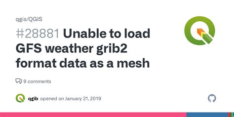 Unable To Load Gfs Weather Grib2 Format Data As A Mesh · Issue 28881
