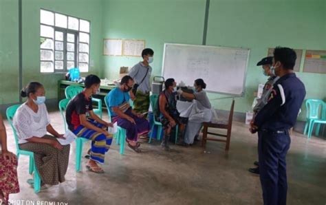 ပိုင်ကျုံမြို့၌ တတိယအသုတ်ပထမအကြိမ်တွင် ကိုဗစ် ၁၉ရောဂါ ကာကွယ်ဆေး