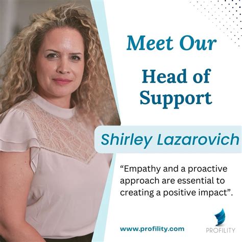Profility On Linkedin Meet Shirley Our Head Of Support 🌟 At Profility Were On A Mission To