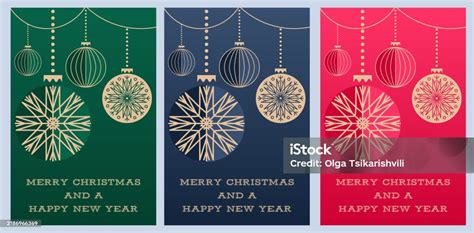 미니멀리즘 크리스마스 카드 세트입니다 매달려 크리스마스 공 과 벡터 디자인 템플릿 트렌디한 미니멀리즘 그릿 카드 메리 크리스마스와 새해 복 많이 받으세요 12월에 대한 스톡